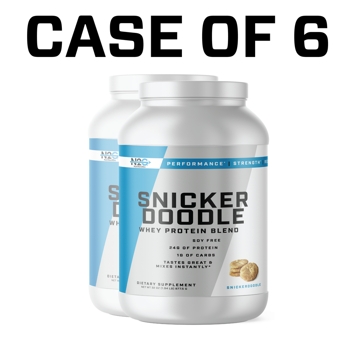 N2G Whey Protein Snickerdoodle - CASE OF 6 – N2G Store