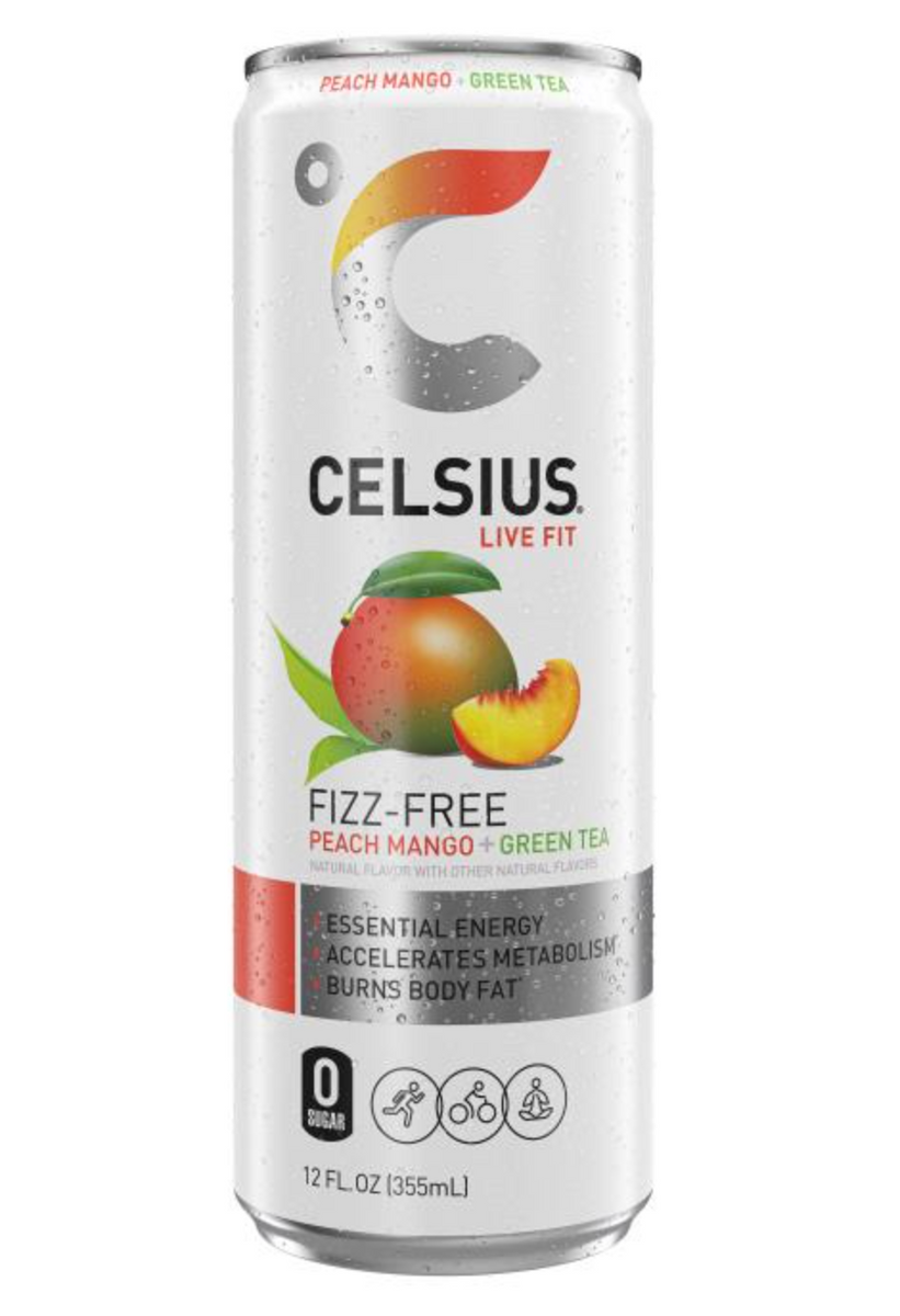 Celsius Orig Green Tea Peach Mango (12/12oz) – N2G Store